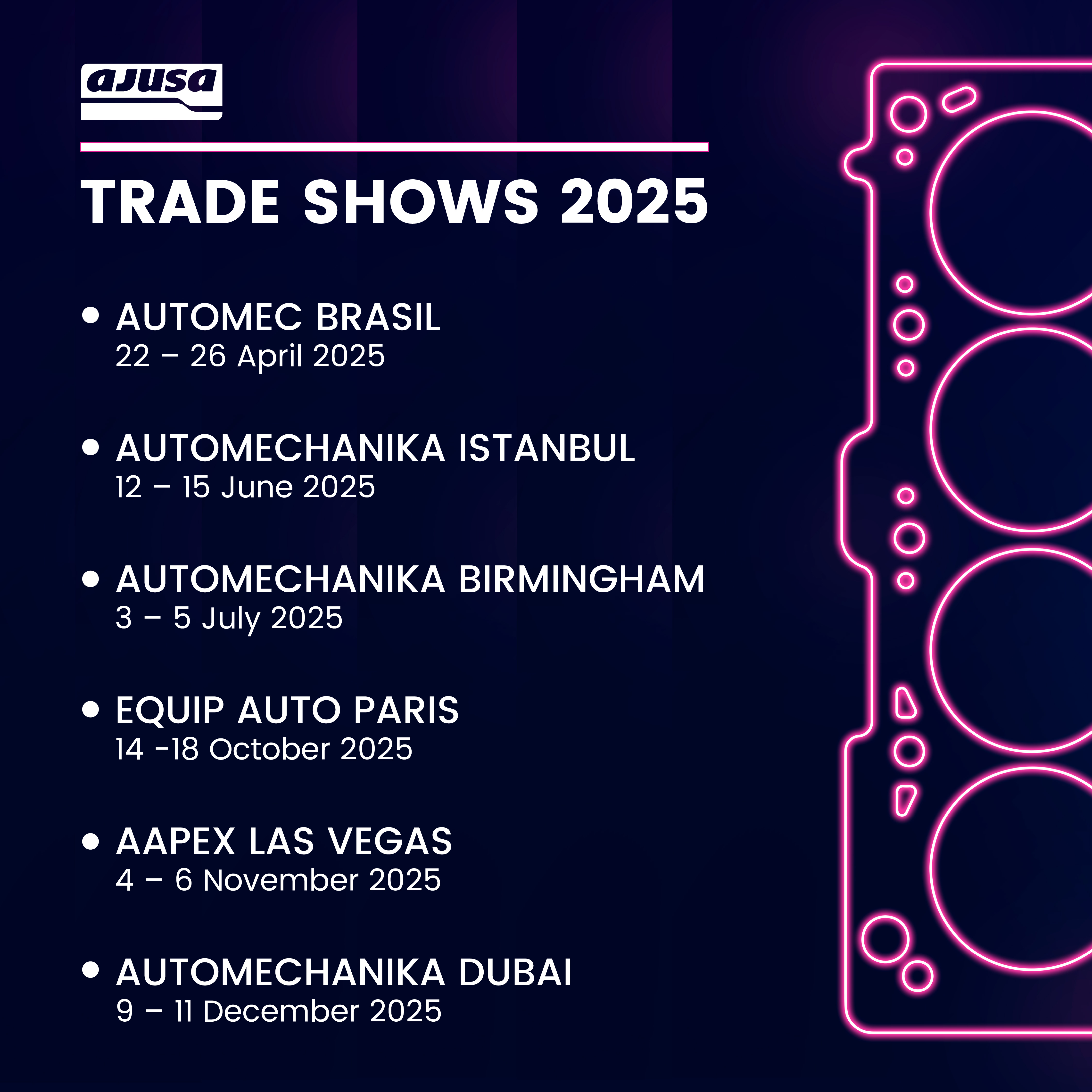 Calendario ferias automoción 2025